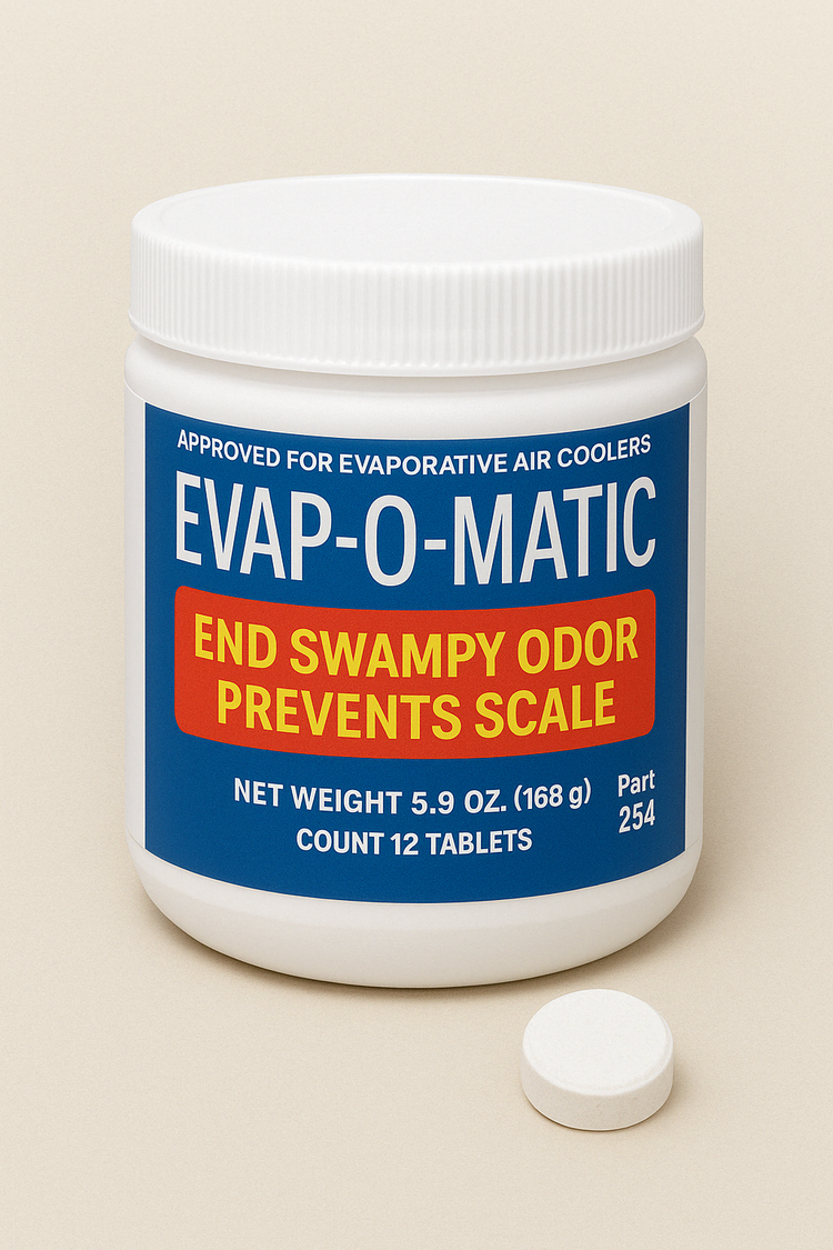 Keep Your Swamp Cooler Clean with Drop-In Tablets